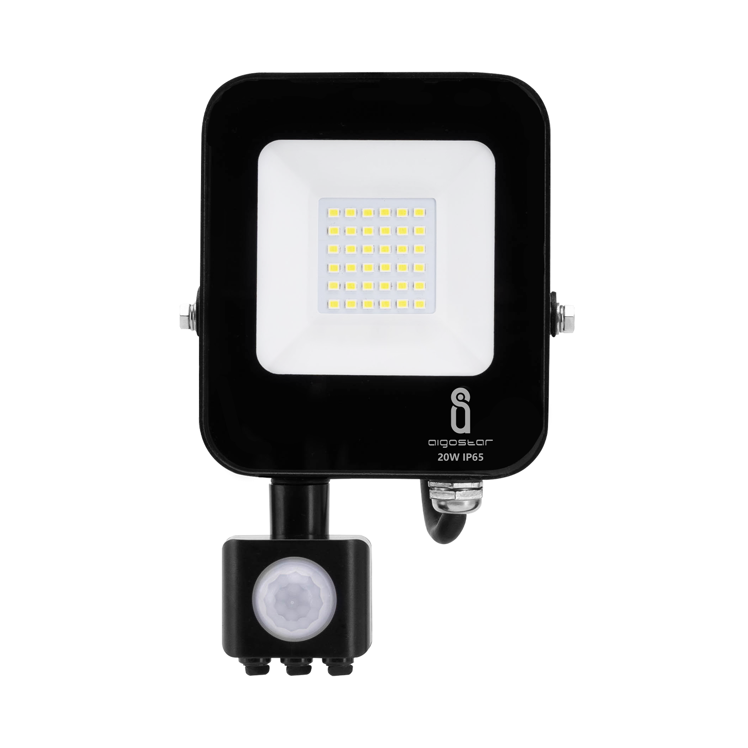 LED Utomhus Belysning | LED Strålkastare 20W med PIR sensor 4000K IP65 ...