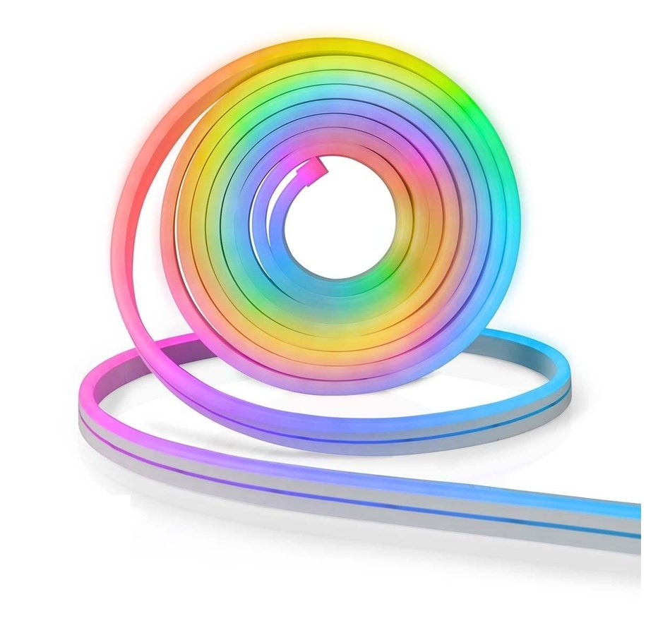 LED Ljus slang | Avide RGB Neon LED Strip 12V med fjärrkontroll 5m ...