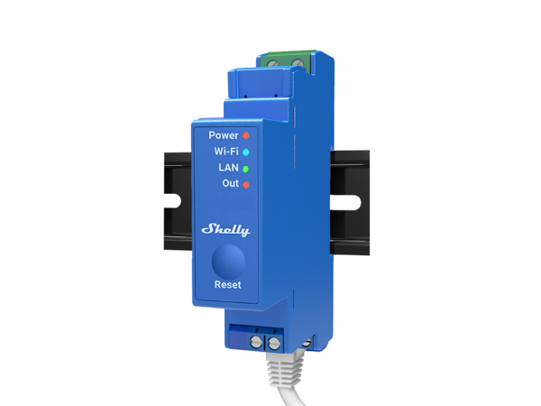 Shelly | Shelly PRO 1 WiFi + Ethernet | Ledgrossisten.se