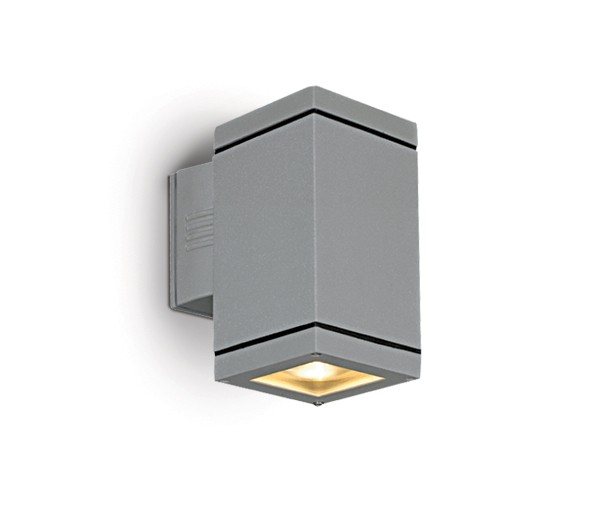 LED Utomhus Belysning | Vägglampa IP54 Grå utan ljuskälla ...