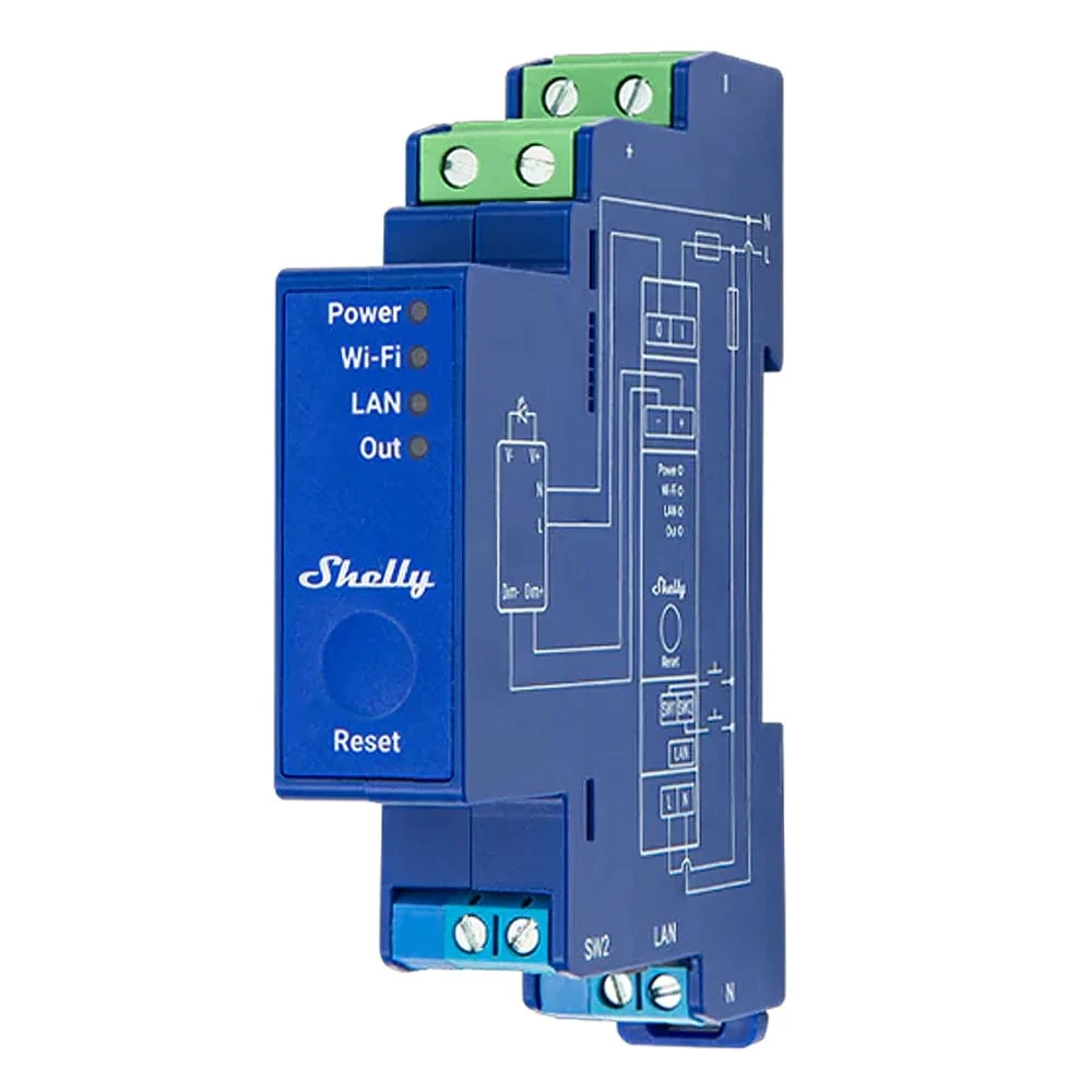 Shelly | Shelly Pro Dimmer 0/1-10V PM | Ledgrossisten.se