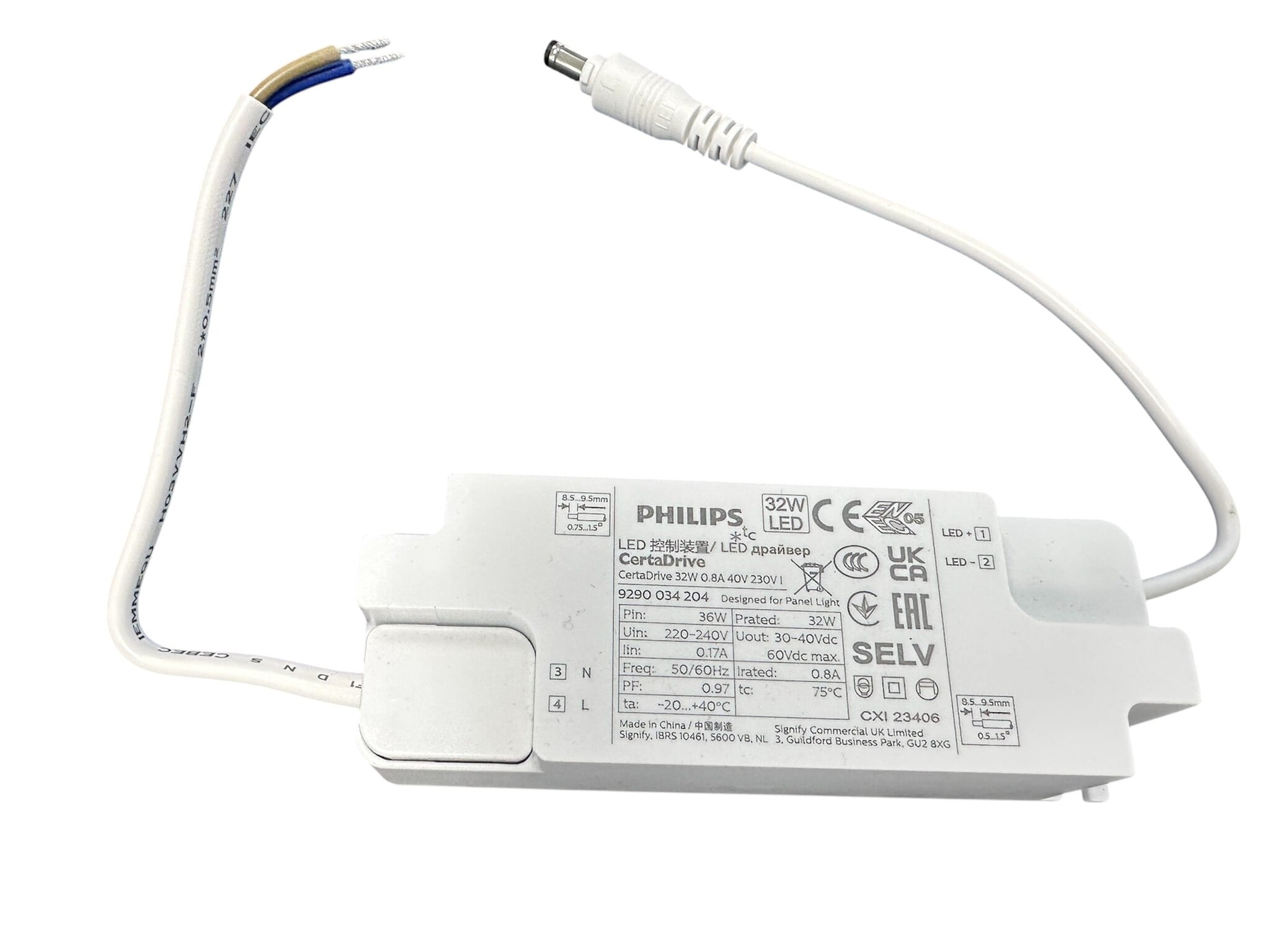 LED Paneler | LED driver Philips Certadrive 32W 800mA ...